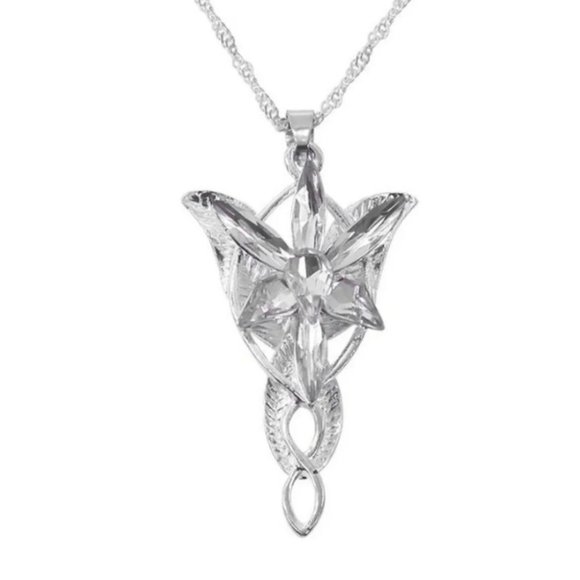Lord of the Rings | Jewelry | Lord Of The Rings Silver Crystal Pendant ...